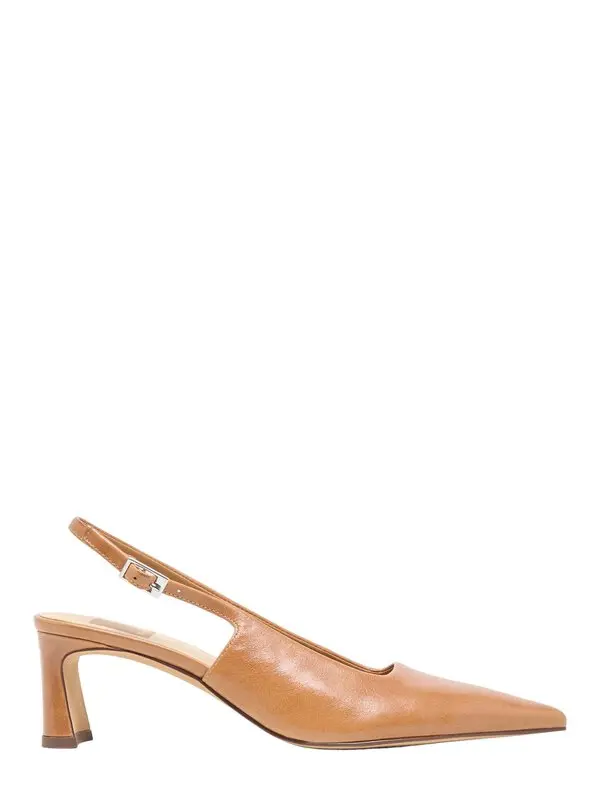 DOLCEVITA Koko Slingback Heels - Tan Leather