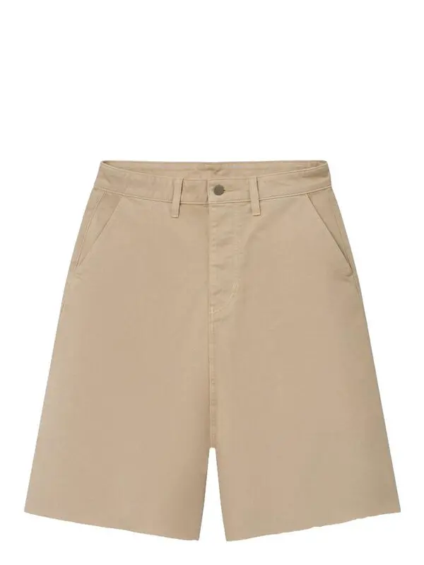 Fear Of God Raw Edge Hem Shorts - Brown