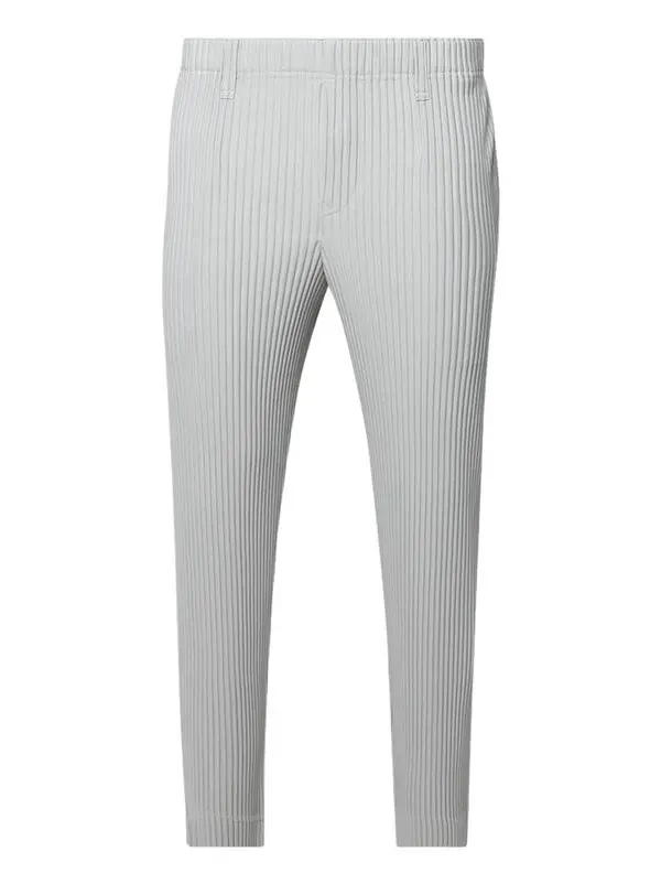 Issey Miyake Tailored Pleated Pants - Light Grey