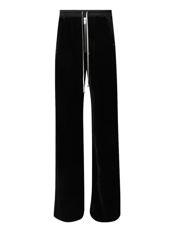 Rick Owens Wide Bela Pants Steel - Black