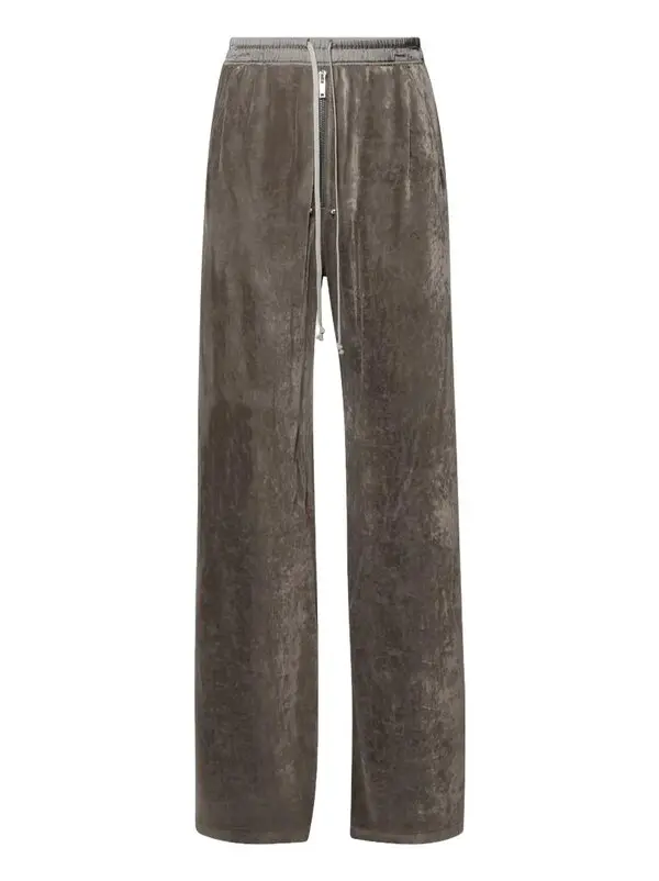 Rick Owens Wide Bela Pants Steel - Brown