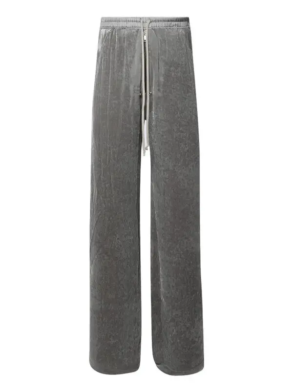 Rick Owens Wide Bela Pants Steel - Silver