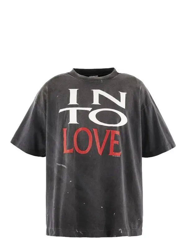 SAINT MXXXXXX In To Love Short Sleeve T-shirt - Black