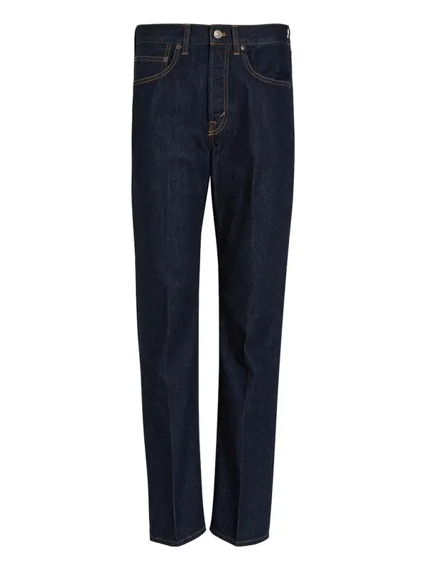 Polo Ralph Lauren High-rise Straight-leg Jeans - Black