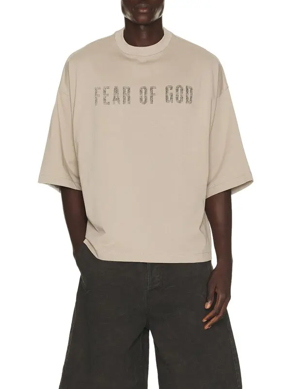 Fear Of God Merch Tee In Grey - Seal