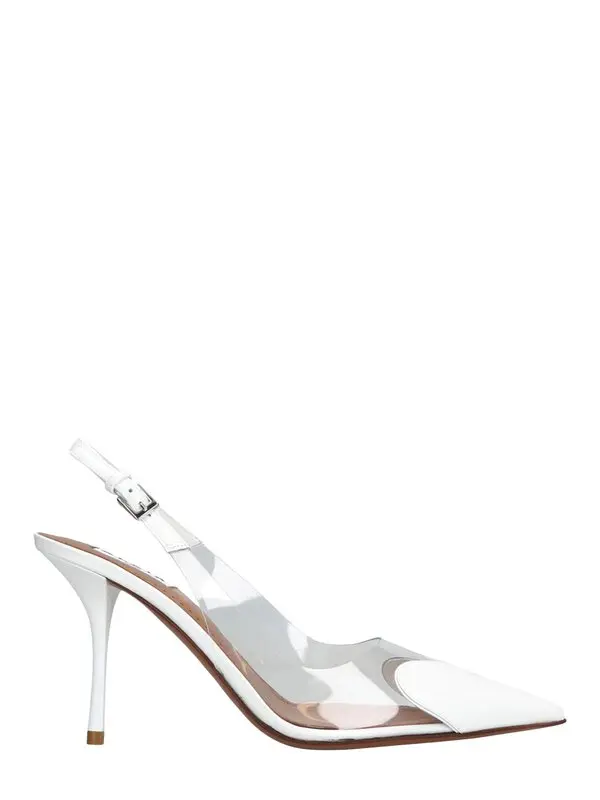 Alaïa Coeur Slingback Pumps - White