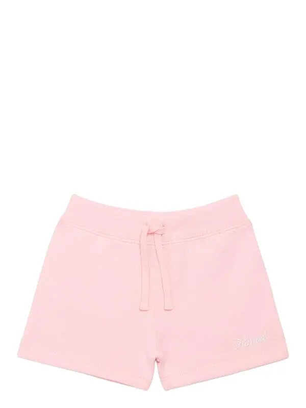 Harrods Cotton Jersey Logo Shorts - Navy