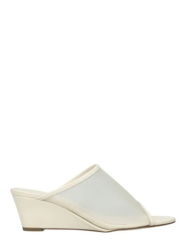 AeydĒ Suzanne Wedge Sandals - White