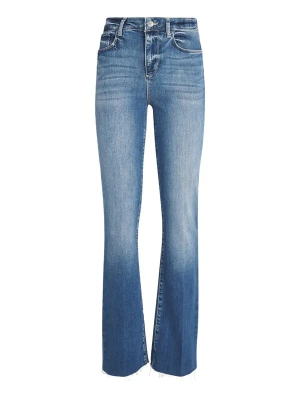 L'Agence Ruth Straight Jeans - Blue