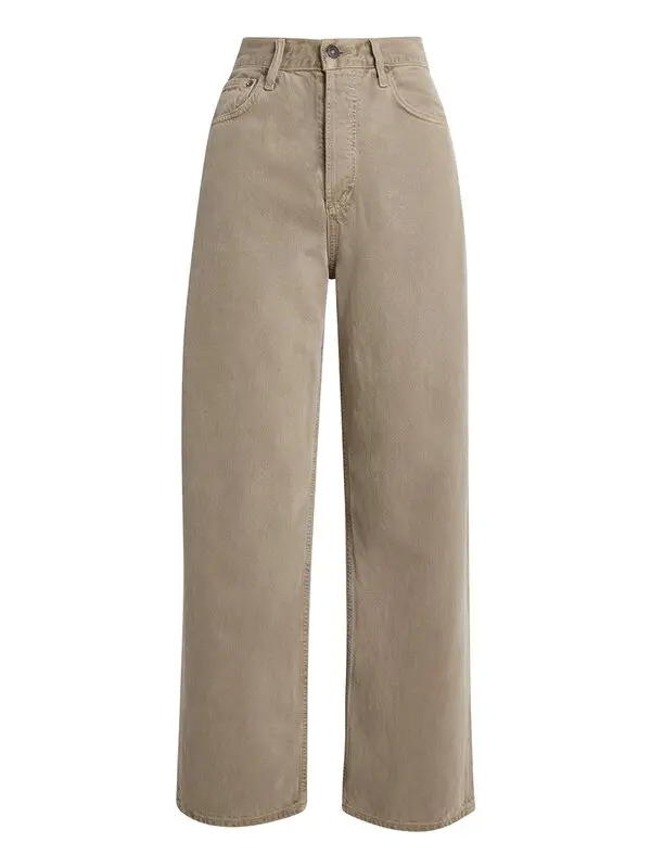 AGOLDE Ren Wide-leg Jeans - Brown