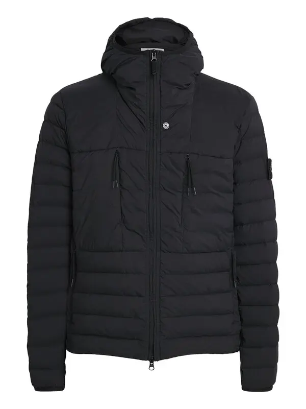 Stone Island Down Cordura Puffer Jacket - Black