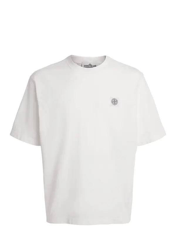 Stone Island Organic Cotton Ghost T-shirt - White