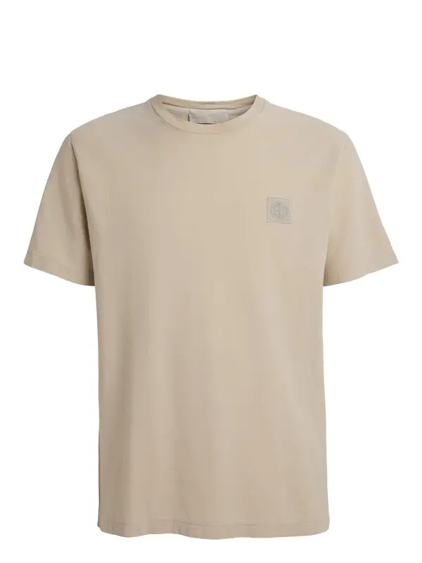 Stone Island Organic Cotton Ghost T-shirt - Beige