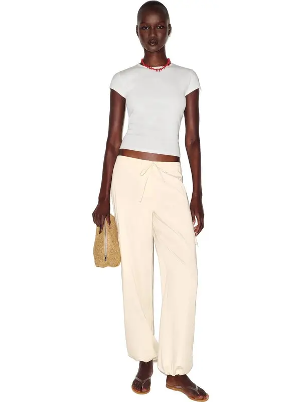 REFORMATION Sawyer Cargo Pant - Ivory