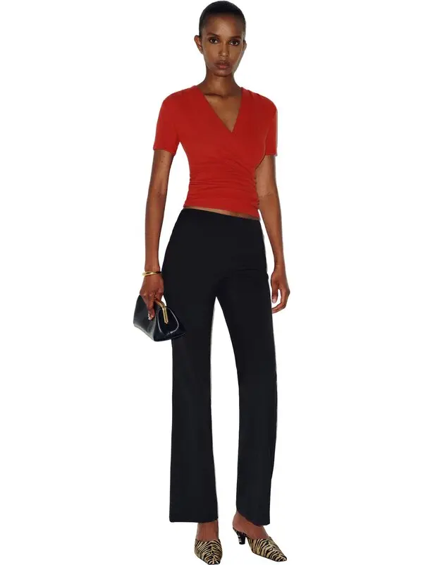 REFORMATION Larah Knit Top - Red