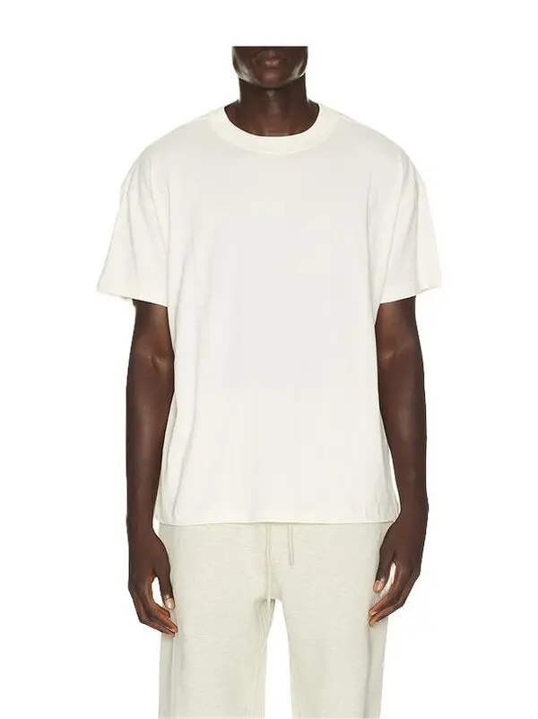 Fear Of God Tee In White - Ivory