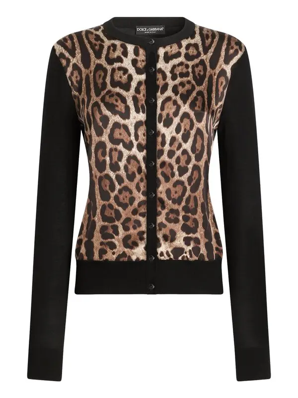 Dolce & Gabbana Leo- Virgin Wool Cardigan - Print