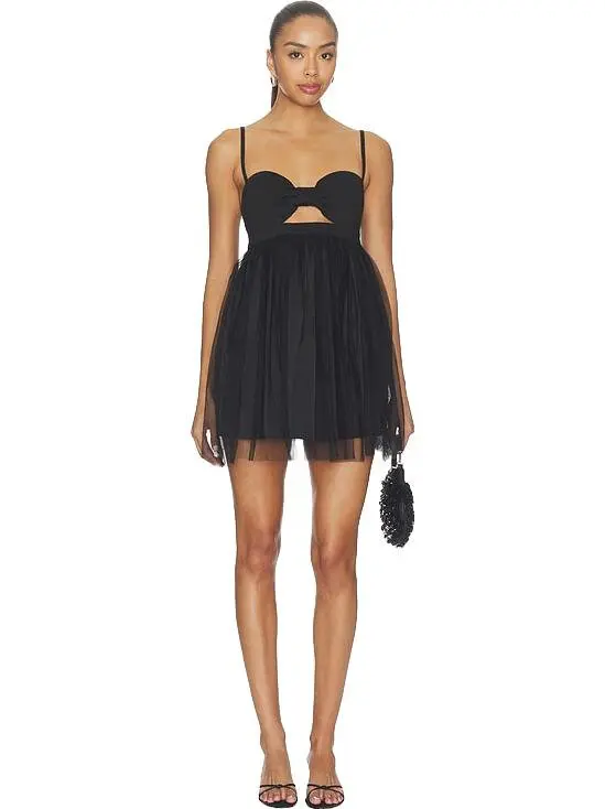 NIIHAI Bralette Mini Dress - Black