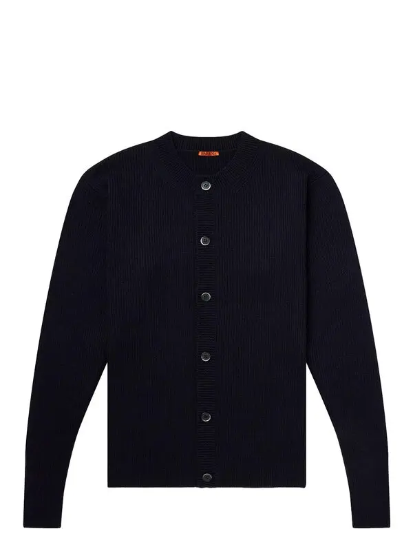 Barena Venezia Virgin Wool Cardigan - Blue