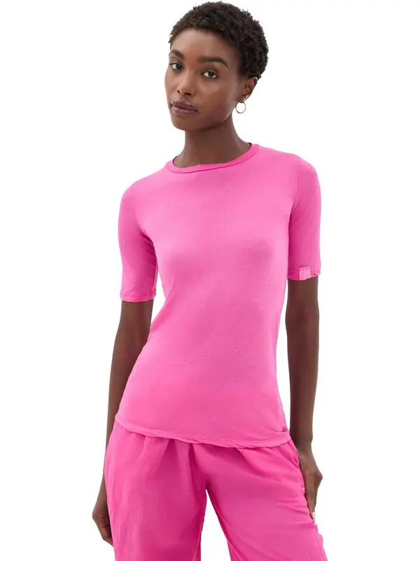 All Three Victoria Tissue Cotton T-shirt - Diva
