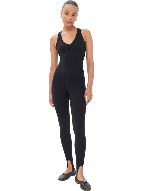 Splits59 Darci Airweight Stirrup Jumpsuit - Black