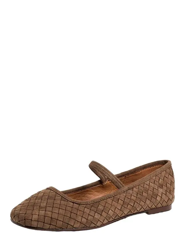 Madewell Greta Woven Flats - Light Umber