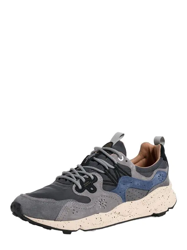 FLOWER MOUNTAIN Yamano 3 Sneakers - Dark Grey/navy