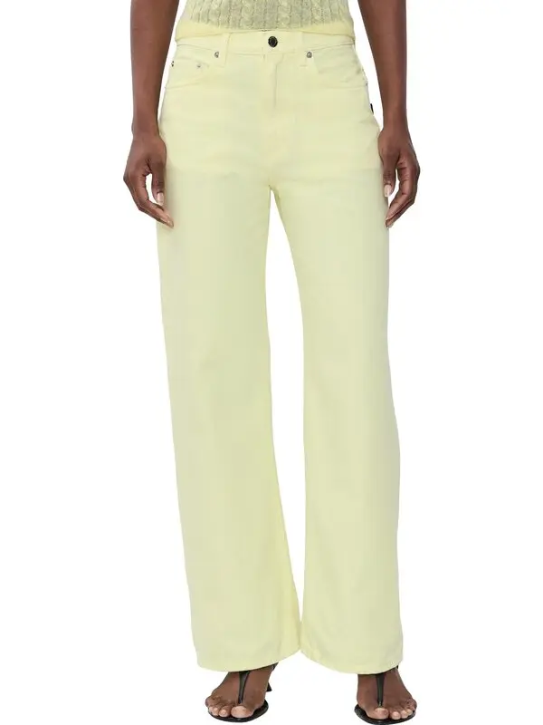 HAIKURE Winny Straight Jeans - Lime