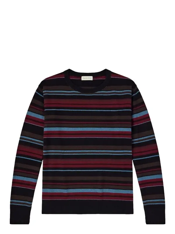 Dries Van Noten Striped Cashmere Sweater - Multi