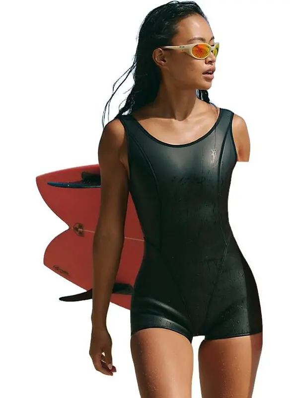 STRAIT THE LABEL Tide Eco Surf Suit - Black