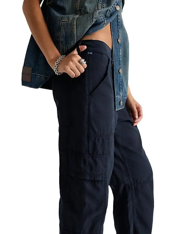 Citizens Of Humanity Ciela Bubble Twill Cargo Pants - Navy
