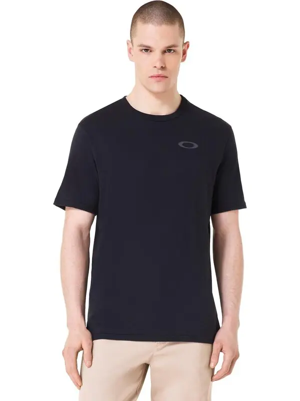 Oakley Si Talon Tee Breathable Cotton/polyester Blend With Graphic Detail - Black