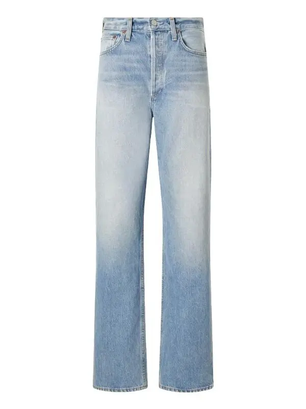 AGOLDE Kelly High-rise Straight-leg Jeans - Blue