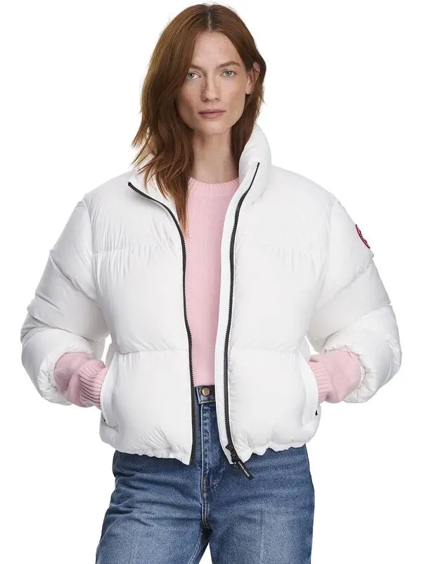 Canada Goose Fallon Puffer Jacket - Optic White
