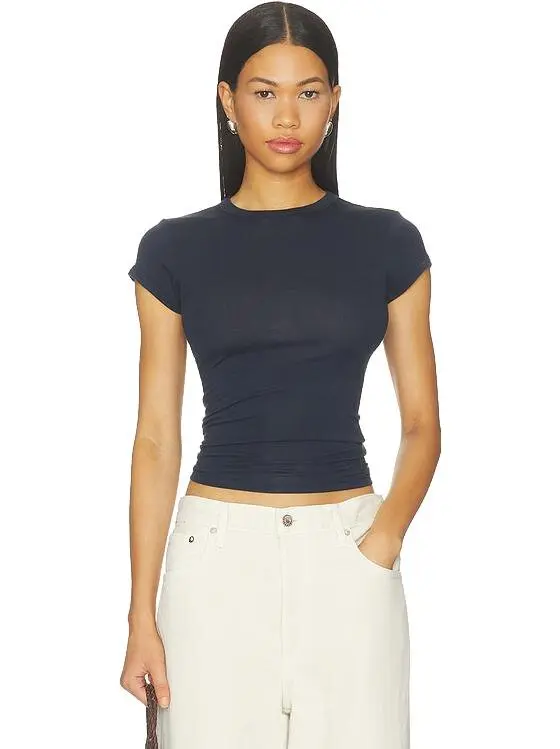 GRLFRND Crew Neck Slim Fit Tee - Navy