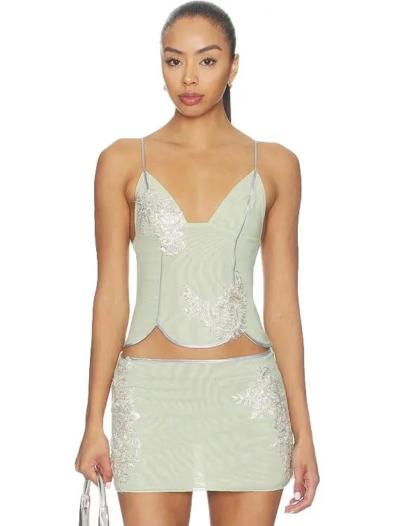 I.AM.GIA X Jiji Applique Cami - Mint