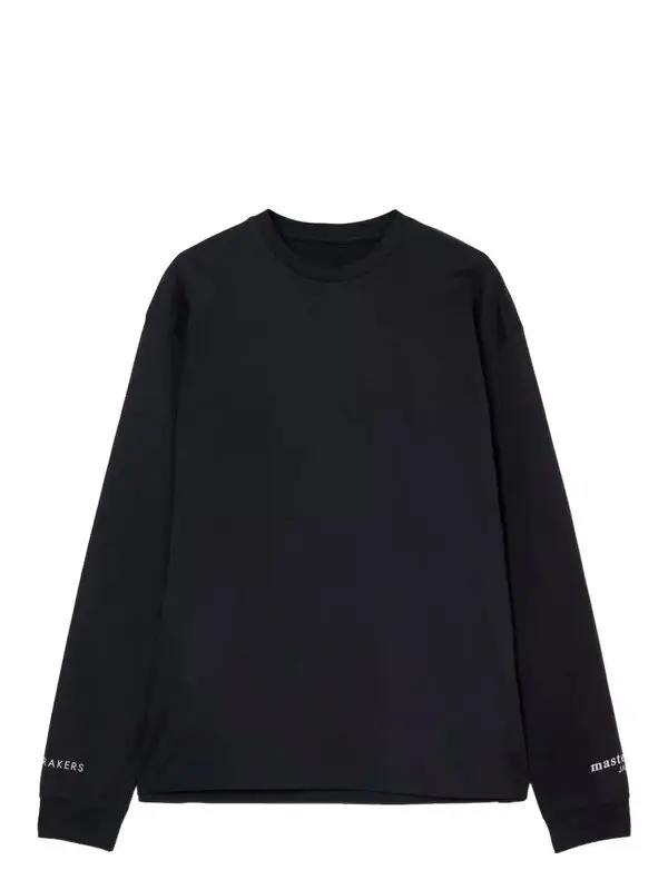 MASTERMIND WORLD Logo-print Long-sleeve T-shirt - Black