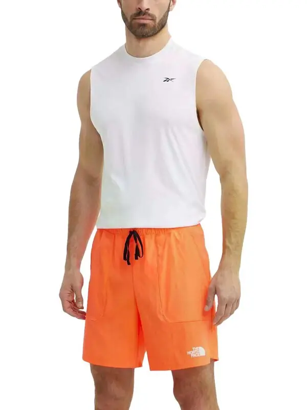 The North Face Logo Detail Track Shorts - Orange