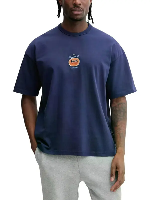 NAPAPIJRI Krous Embroidered T-shirt - Blue