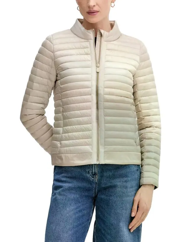 SAVE THE DUCK Zip Puffer Jacket - Neutrals