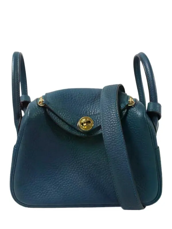 Hermès Mini Lindy Cross Body Bag - Blue