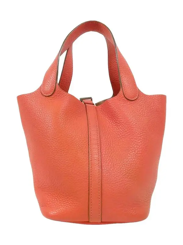 Hermès Picotin Leather Tote Bag - Pink