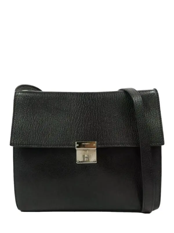 Hermès Clic 16 Calf Leather Shoulder Bag - Black