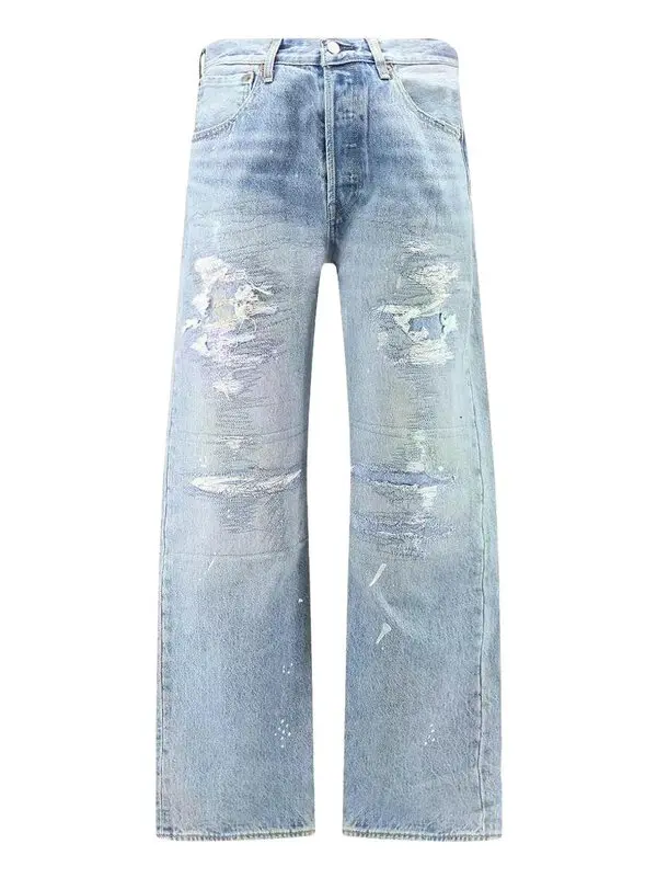 LEVI'S 501 Loose Distressed Jeans - Blue