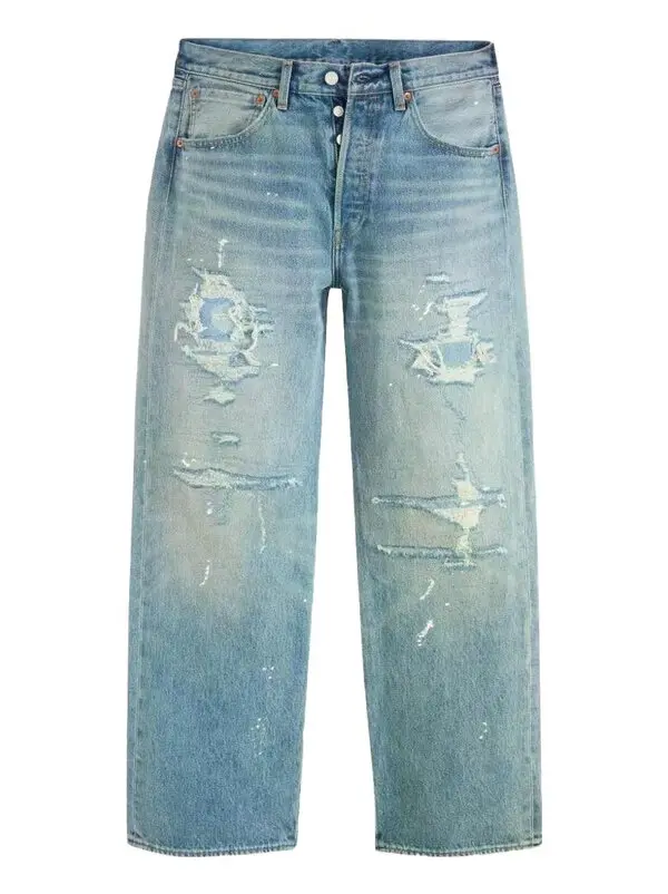 LEVI'S 501 Loose Distressed Jeans - Blue