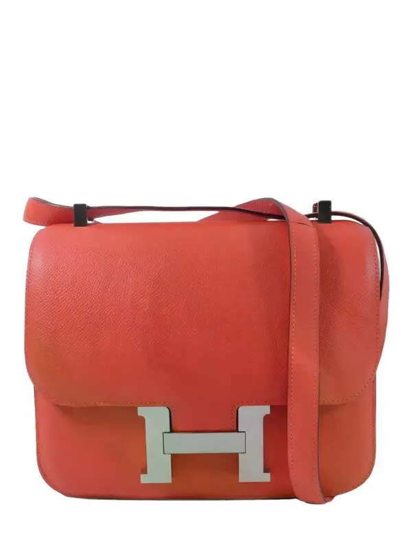 Hermès 24 Constance Shoulder Bag - Red