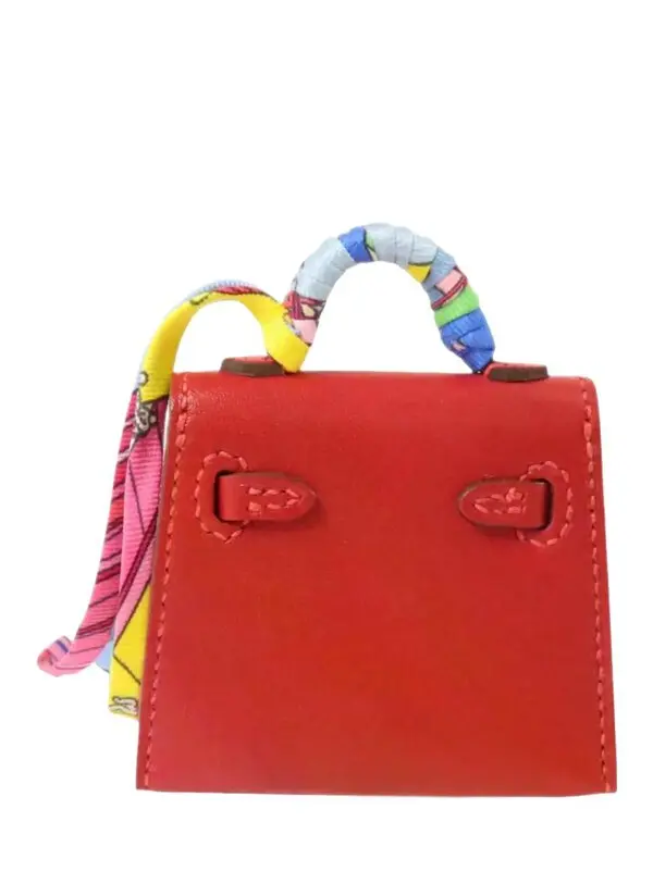 Hermès Mini Kelly Twilly Bag Charm - Red