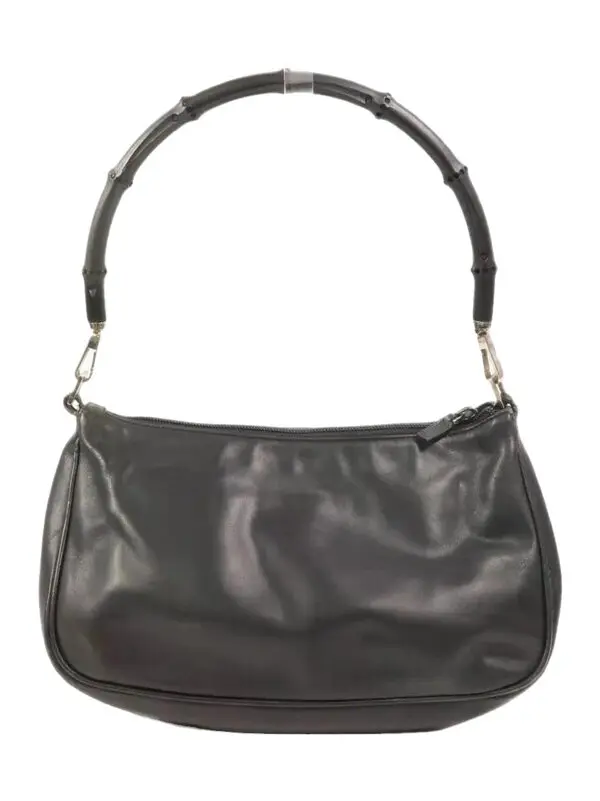Gucci Bamboo Shoulder Bag - Black