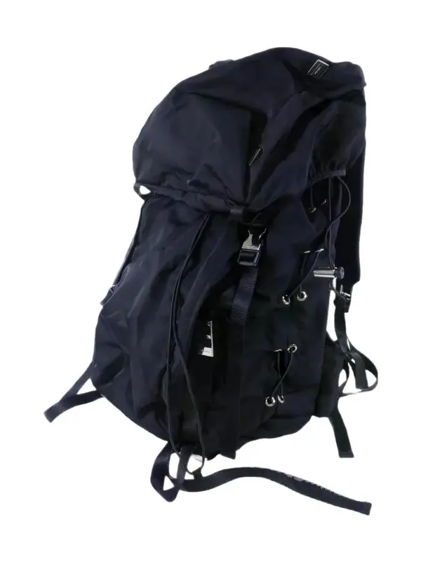 Prada Large Tessuto Backpack - Black