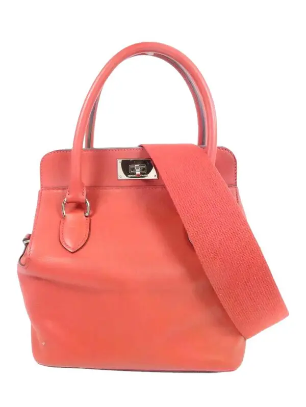 Hermès 2017 Toolbox 20 Shoulder Bag - Red